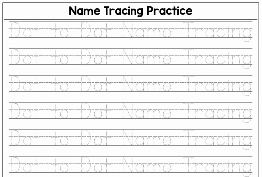 Using Dot to Dot Name Tracing to Improve Children's Writing Skill - Dot ...