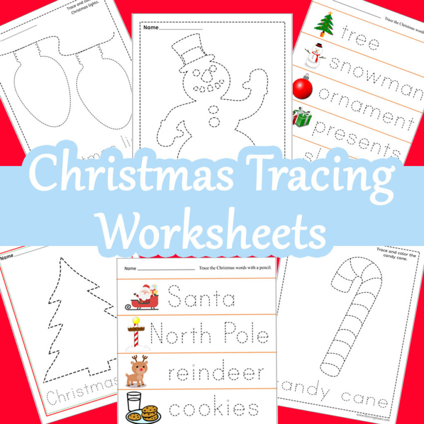 Christmas Letter Tracing Worksheets - Dot to Dot Name Tracing Website