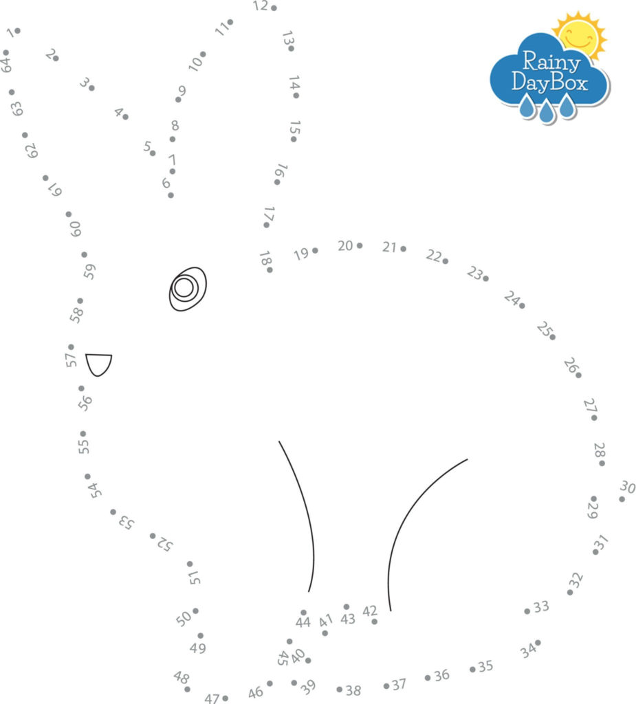 Dot To Dot Bunny - Dot to Dot Name Tracing Website