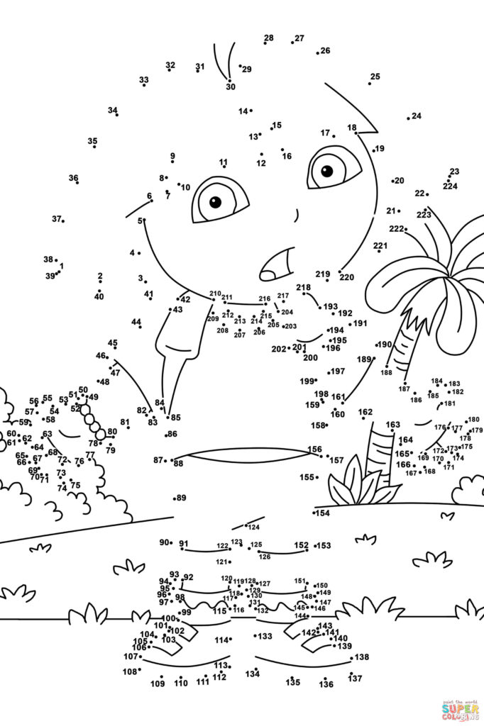 Dora Dot To Dot - Dot to Dot Name Tracing Website