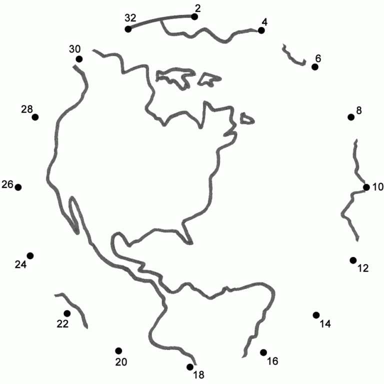 Earth Day Dot To Dot - Dot to Dot Name Tracing Website